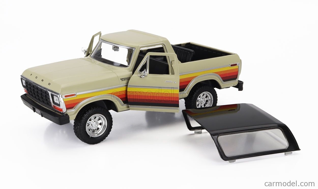 MOTOR-MAX 79373 Scale 1/24 | FORD USA BRONCO HARD-TOP CLOSED 1978 BEIGE ...