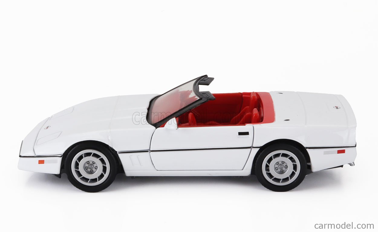 MOTOR-MAX 73298W Scale 1/24 | CHEVROLET CORVETTE SPIDER OPEN 1986 WHITE