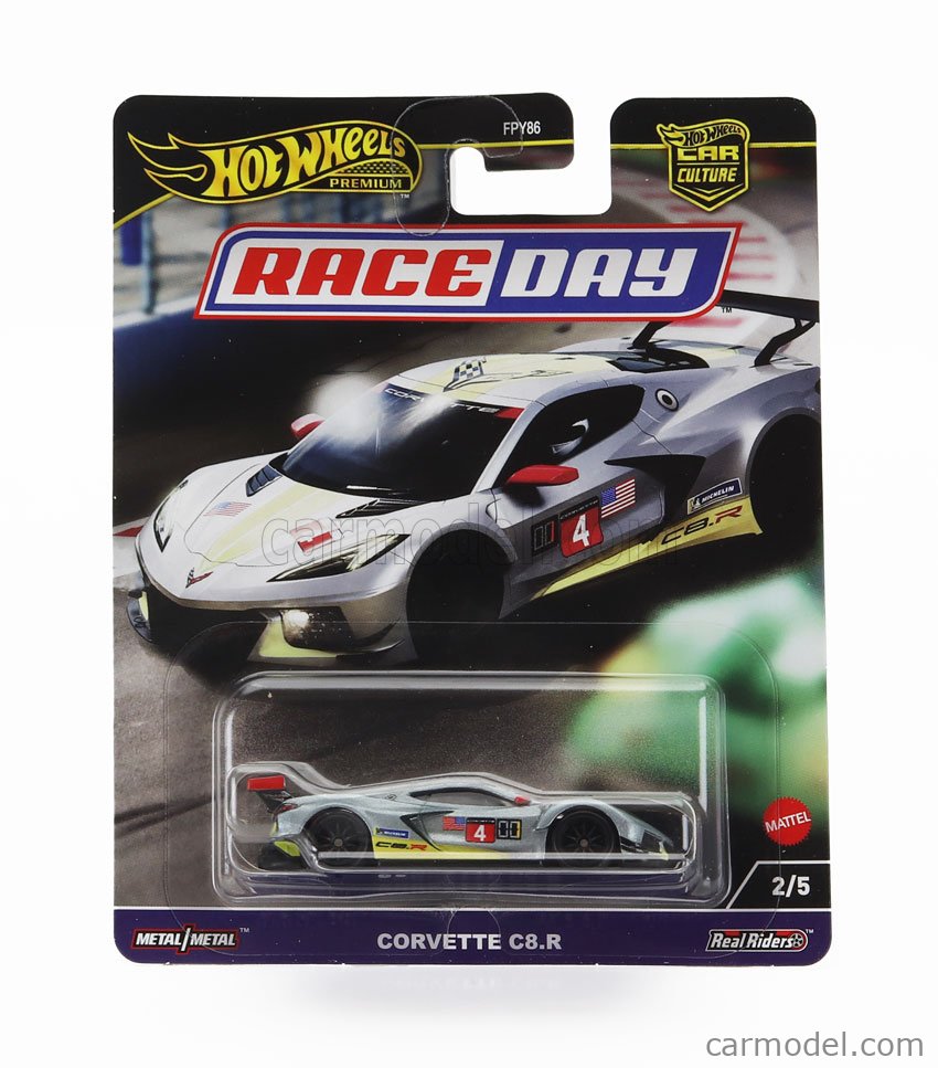 MATTEL HOT WHEELS FPY86-976D-HRV95 Scale 1/64 | CHEVROLET CORVETTE C8.R ...