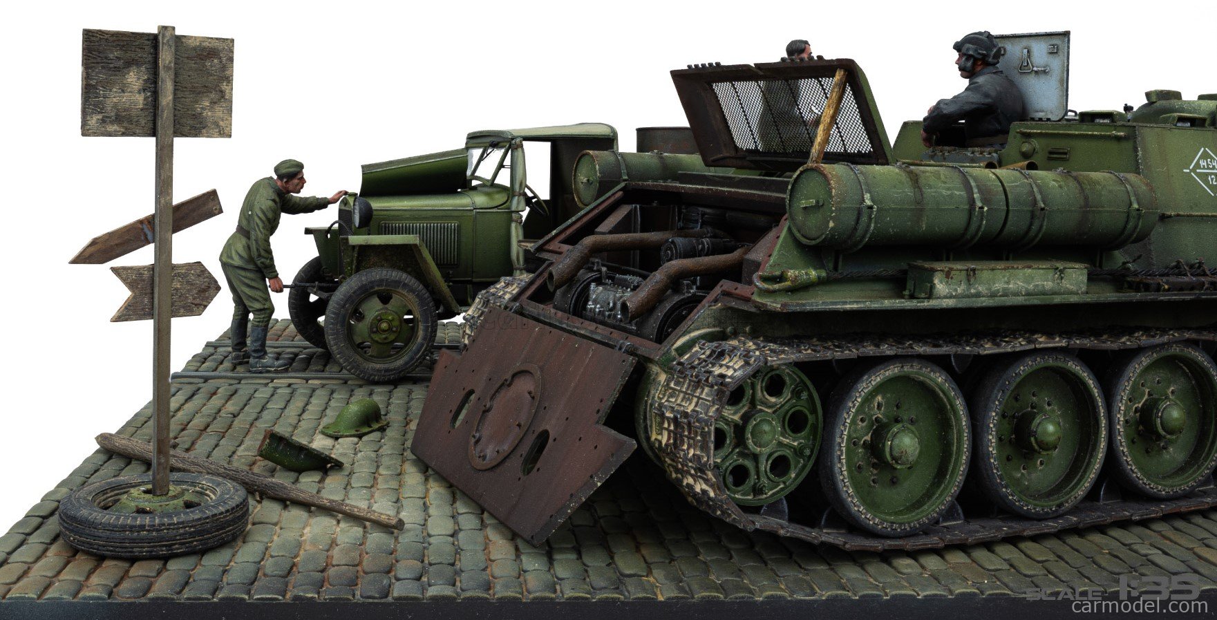 MINIART 36071 Scale 1/35 | GAZ SET AMMO LOADING DIORAMA - TRUCK WITH ...