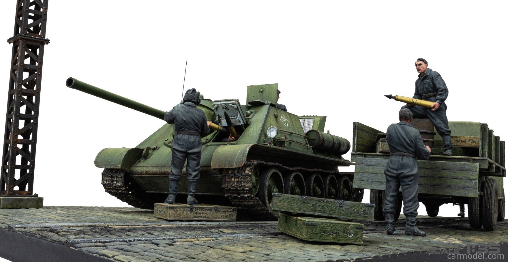 MINIART 36071 Scale 1/35 | GAZ SET AMMO LOADING DIORAMA - TRUCK WITH ...