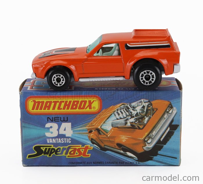 MATCHBOX 34 Scale 1/66 | MATCHBOX VANASTIC N34 ORANGE
