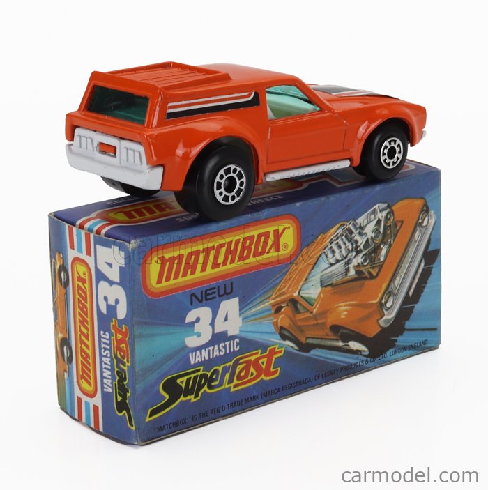MATCHBOX 34 Scale 1/66 | MATCHBOX VANASTIC N34 ORANGE
