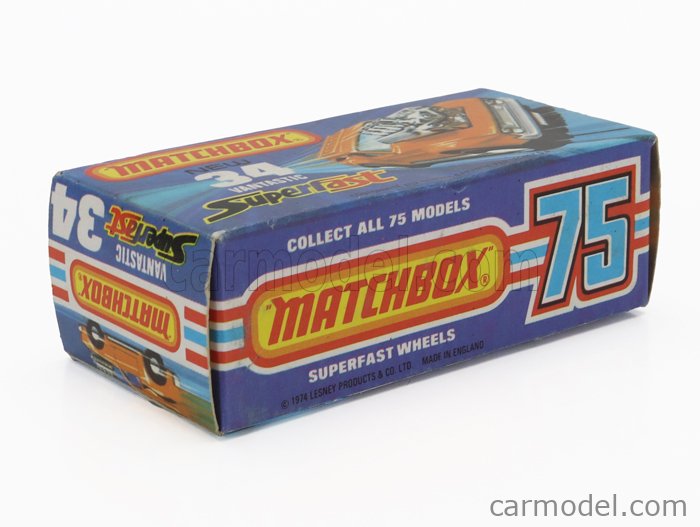 MATCHBOX 34 Scale 1/66 | MATCHBOX VANASTIC N34 ORANGE