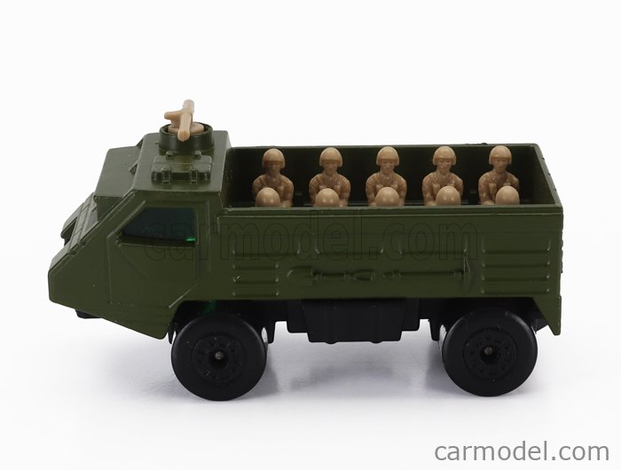MATCHBOX 54 Scale 1/66 | MATCHBOX PERSONNEL CARRIER TRUCK MILITARY GREEN