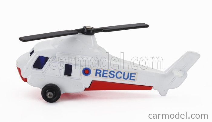 MATCHBOX 75 Scale 1/66 | MATCHBOX HELICOPTER RESCUE WHITE RED
