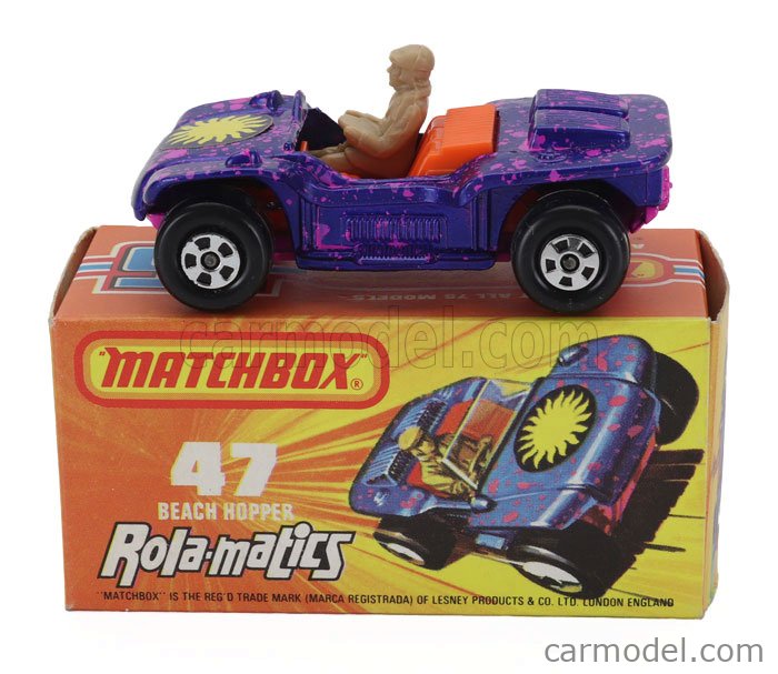 MATCHBOX 47 Escala 1/66 | MATCHBOX BEACH HOPPER VIOLET MET