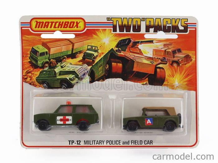 MATCHBOX TP-12 Scale 1/66 | ROVER RANGE AMBULANCE - MILITARY POLICE AND ...