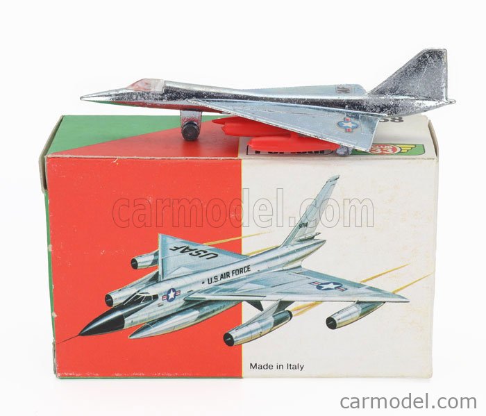 POLITOYS POLISTIL AZ6 Scale 1/276 | AIRPLANE HUSTLER B58 CHROME
