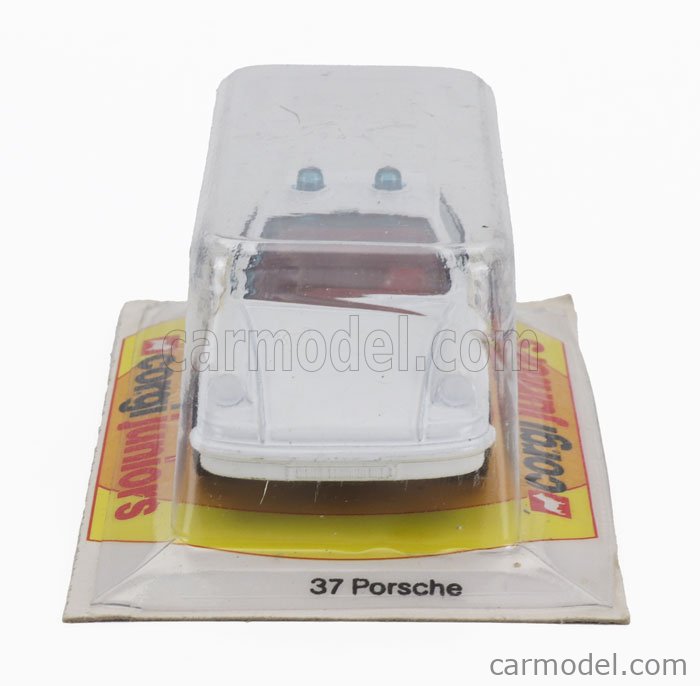 CORGI JUNIOR 37 Scale 1/55 | PORSCHE 911 930 TURBO POLICE WHITE