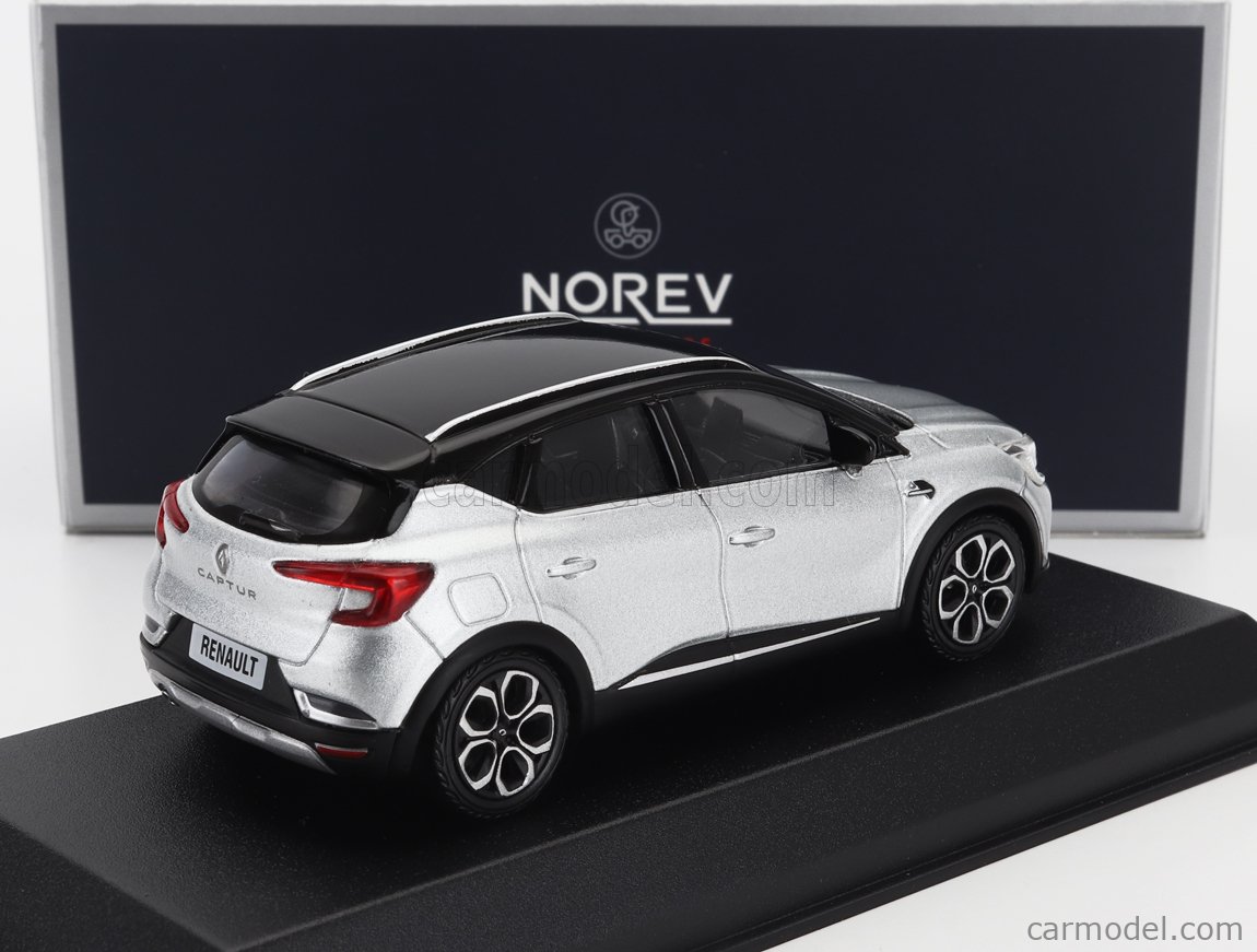 NOREV 517775 Masstab: 1/43 | RENAULT CAPTUR 2020 SILVER BLACK