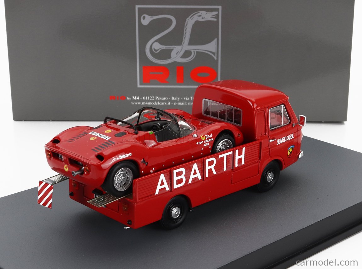 RIO-MODELS 4744 Scale 1/43 | FIAT 241 ASSISTENZA ABARTH CORSE CAR ...