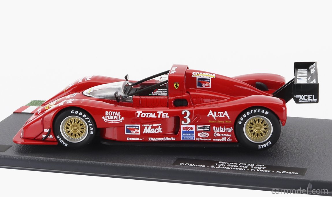 EDICOLA ABFRT023 Scale 1/43 | FERRARI F333 SP 4.0L V12 TEAM SCANDIA N 3 ...
