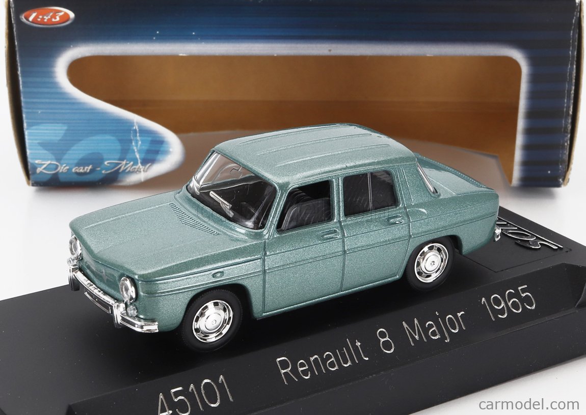 SOLIDO 45101 Scale 1/43 | RENAULT 8 MAJOR 1965 GREEN MET