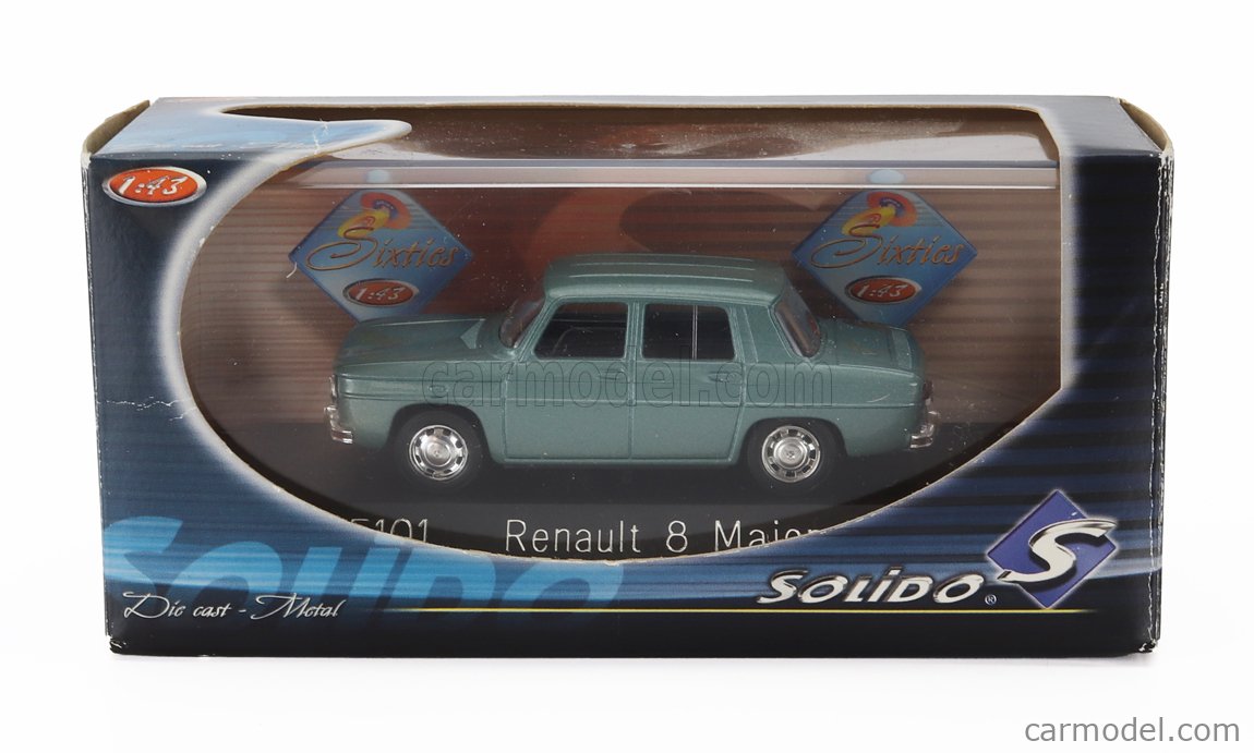 SOLIDO 45101 Scale 1/43 | RENAULT 8 MAJOR 1965 GREEN MET
