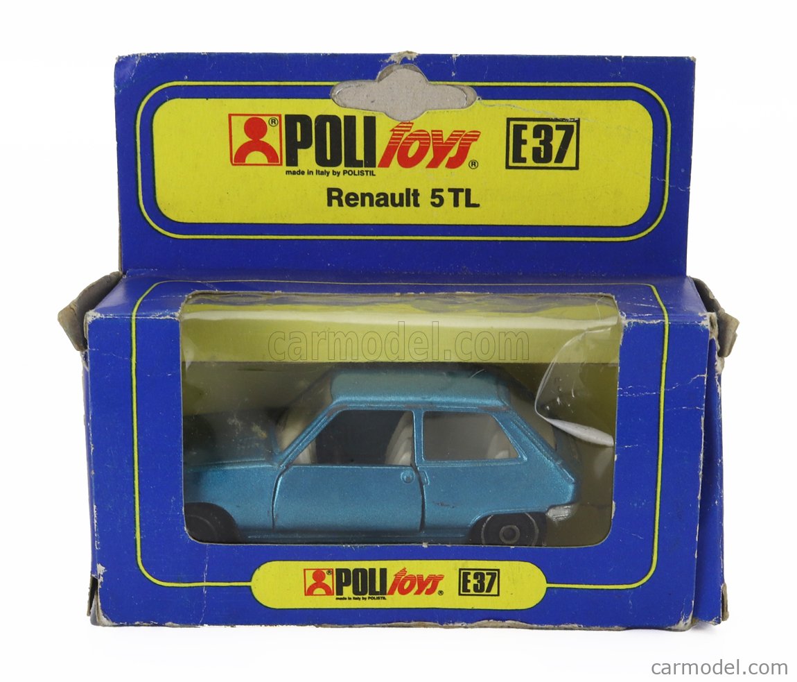 POLITOYS E37 Scale 1/43 | RENAULT R5 1972 BLUE MET