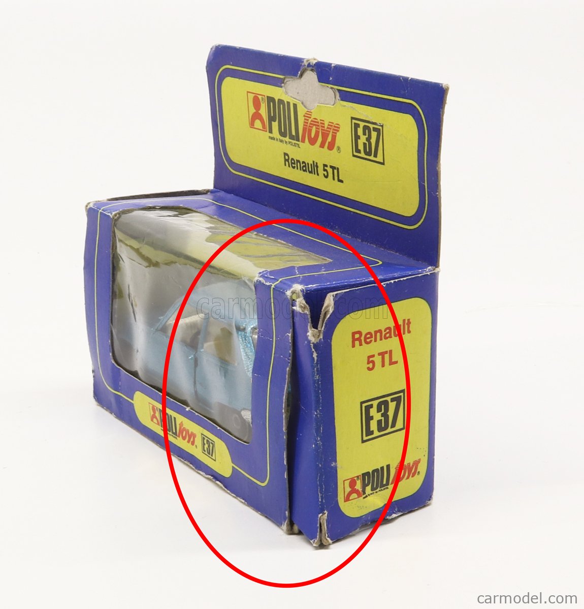 POLITOYS E37 Scale 1/43 | RENAULT R5 1972 BLUE MET