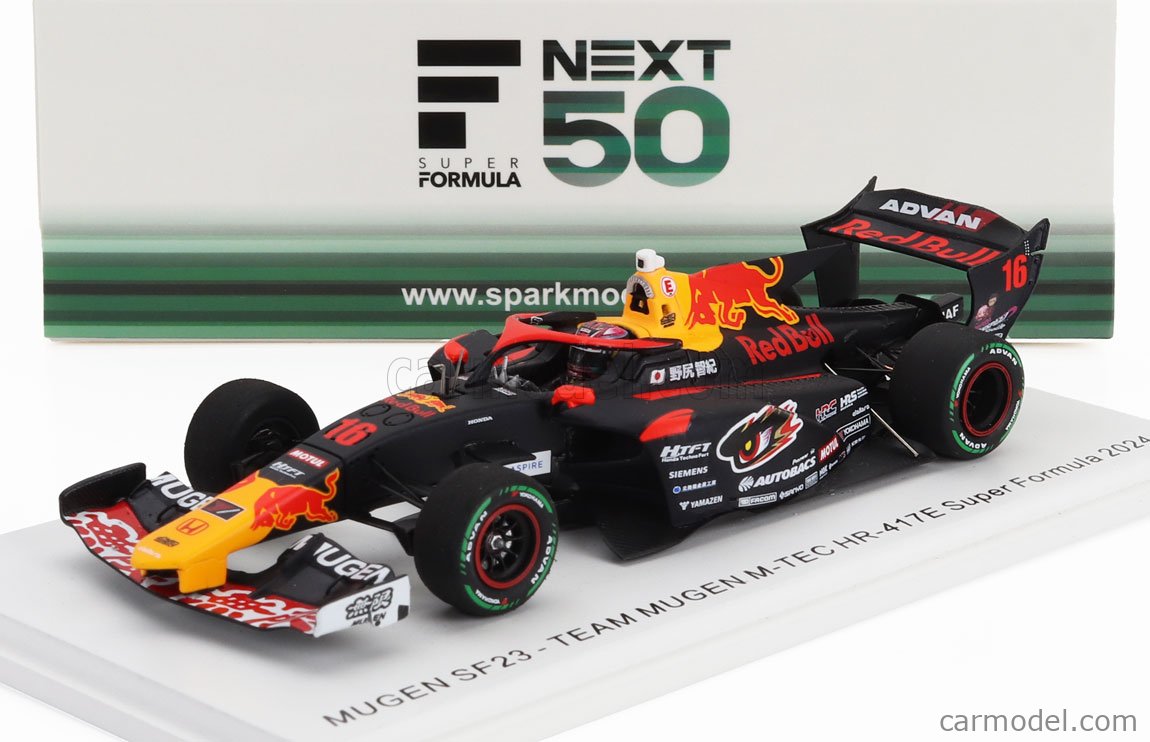 SPARK-MODEL SFJ032 Scala 1/43 | DALLARA SF23 HR-417-E M-TEC TEAM MUGEN N 16 SUPER FORMULA SEASON ...