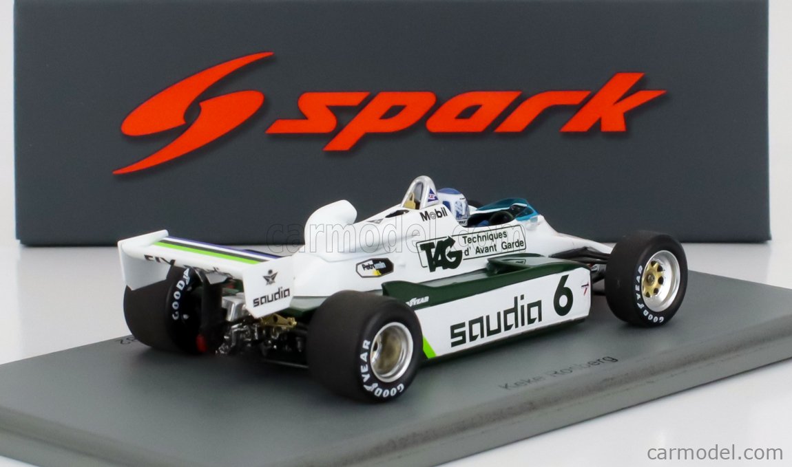 SPARK-MODEL S7499 Scale 1/43 | WILLIAMS F1 FW08 N 6 3rd GERMAN GP 1982 ...