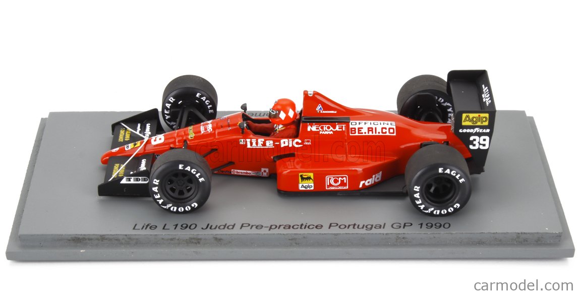 SPARK-MODEL S3924 Scale 1/43 | LIFE F1 L190 N 39 PORTUGAL GP 1990 BRUNO ...
