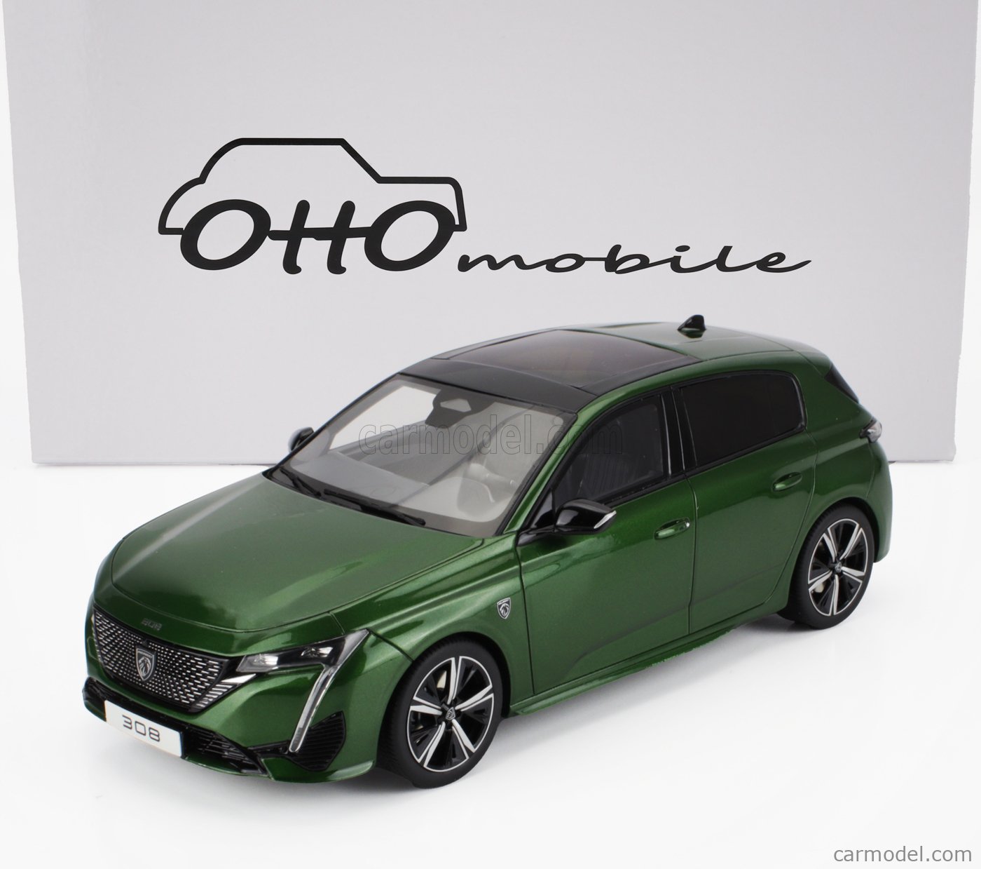 OTTO-MOBILE OT458 Scale 1/18 | PEUGEOT 308 GT 2022 GREEN