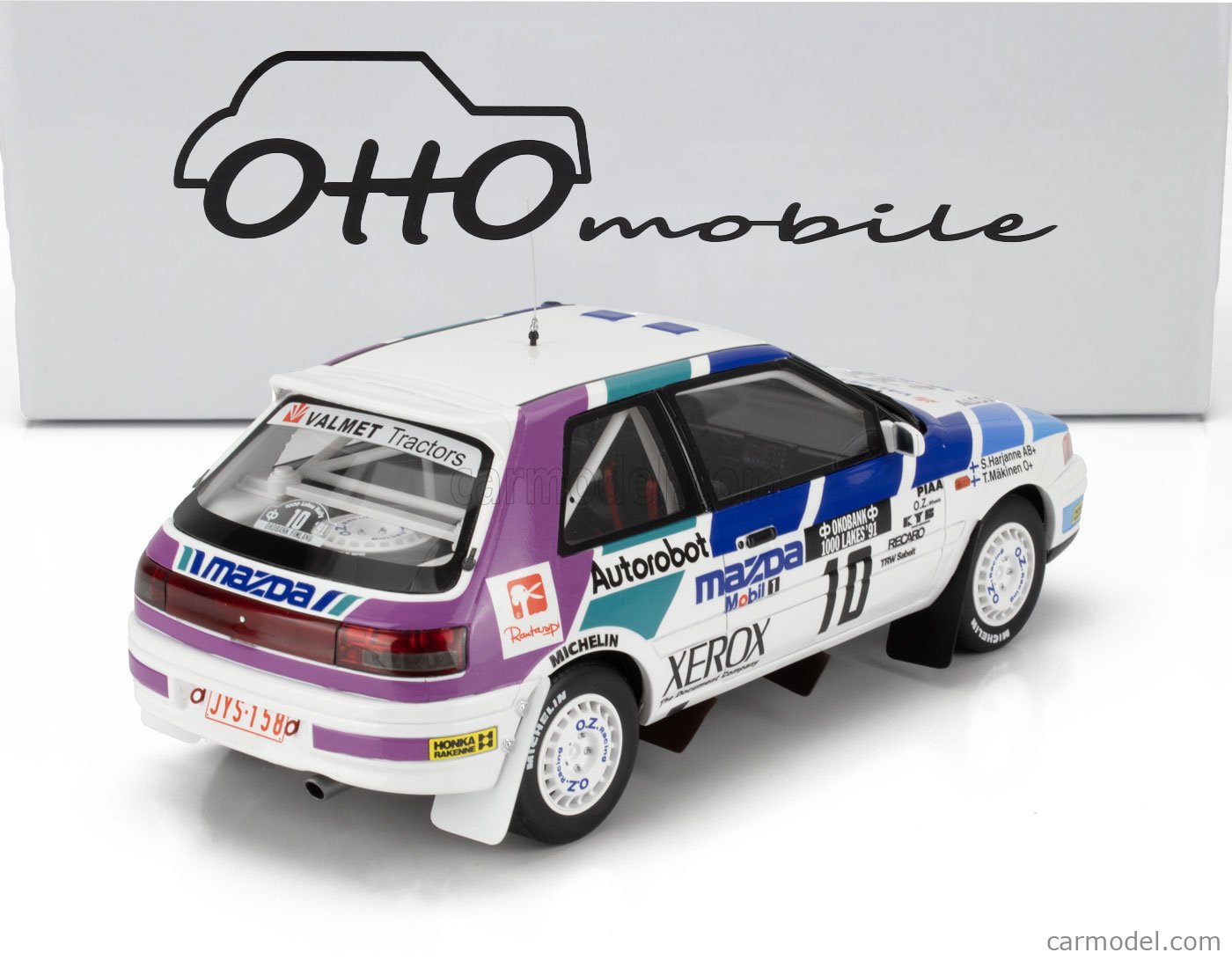 OTTO-MOBILE OT1099 Scale 1/18 | MAZDA 323 GTX N 10 RALLY 1000 LAKES ...
