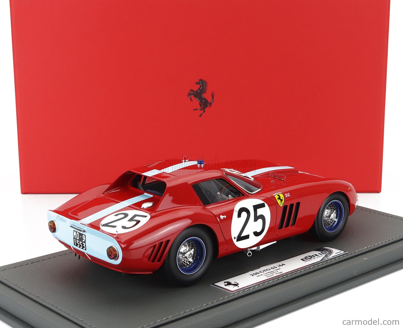 BBR-MODELS BBR1846D-VET Scale 1/18 | FERRARI 250 GTO 3.0L V12 TEAM ...