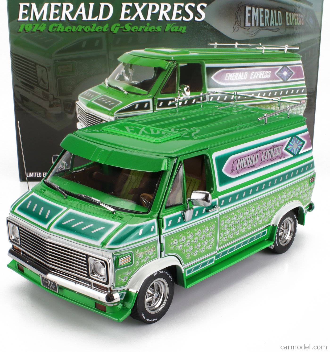 ACME-MODELS A1802103 Scale 1/18 | CHEVROLET G-SERIES VAN EMERALD ...