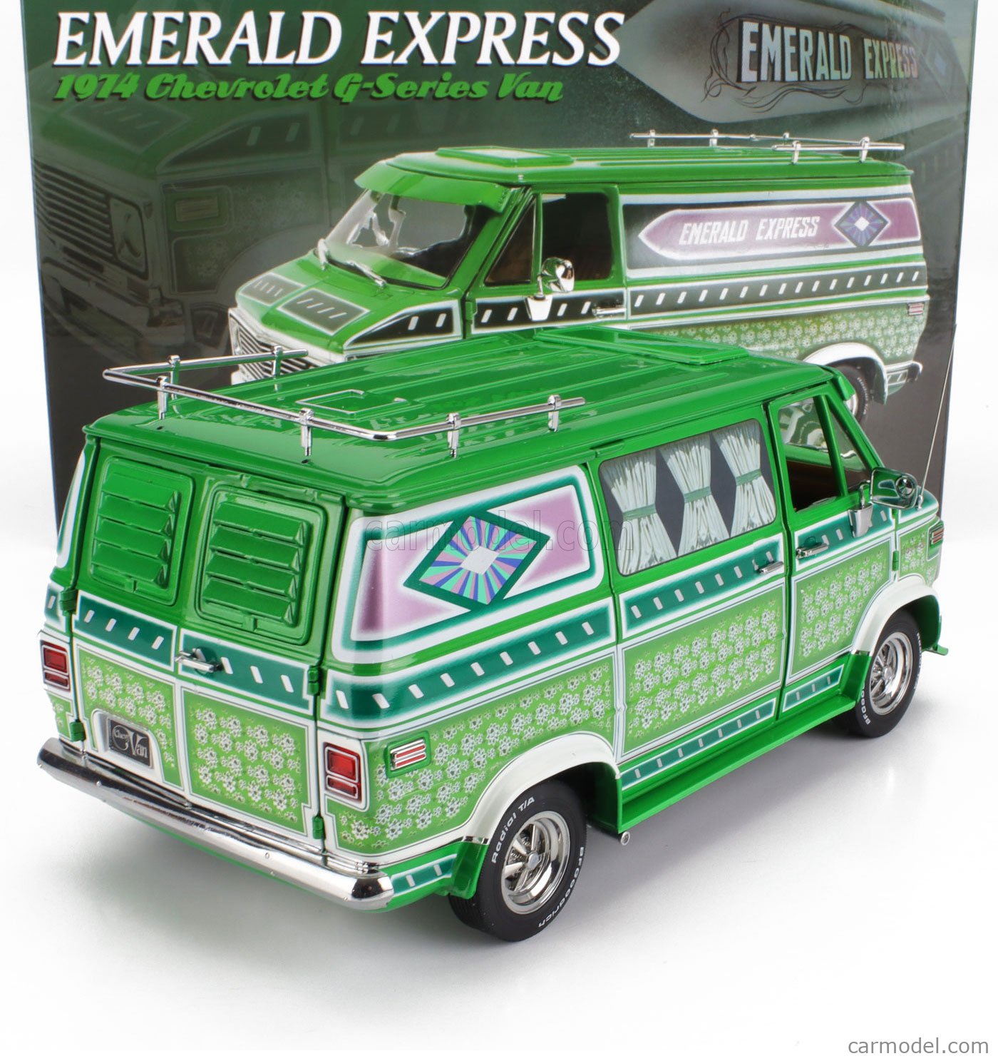 ACME-MODELS A1802103 Scale 1/18 | CHEVROLET G-SERIES VAN EMERALD ...