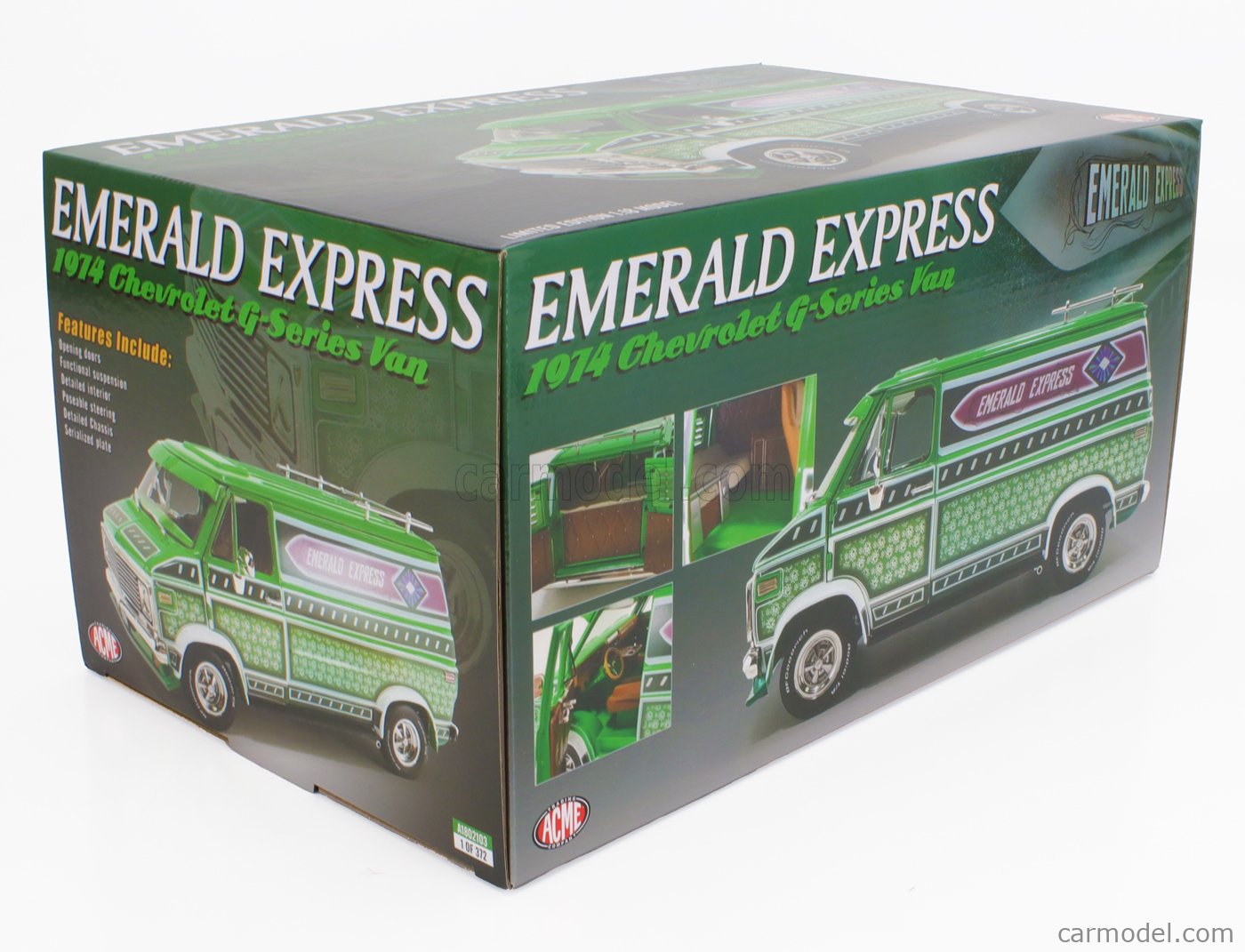 ACME-MODELS A1802103 Scale 1/18 | CHEVROLET G-SERIES VAN EMERALD ...