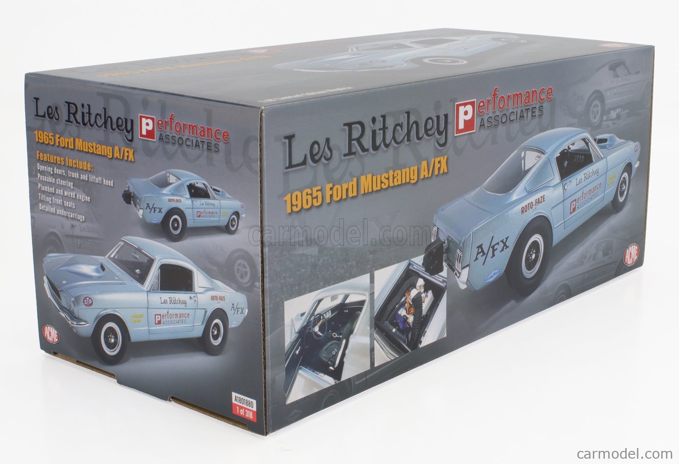 ACME-MODELS A1801880 Echelle 1/18 | FORD USA MUSTANG A/FX COUPE N 0 ...