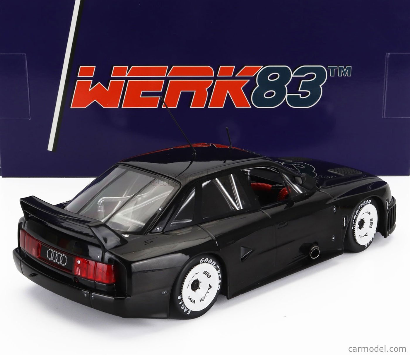 WERK83 W1806008 Escala 1/18 | AUDI 90 IMSA GTO TEST CAR 1989 BLACK