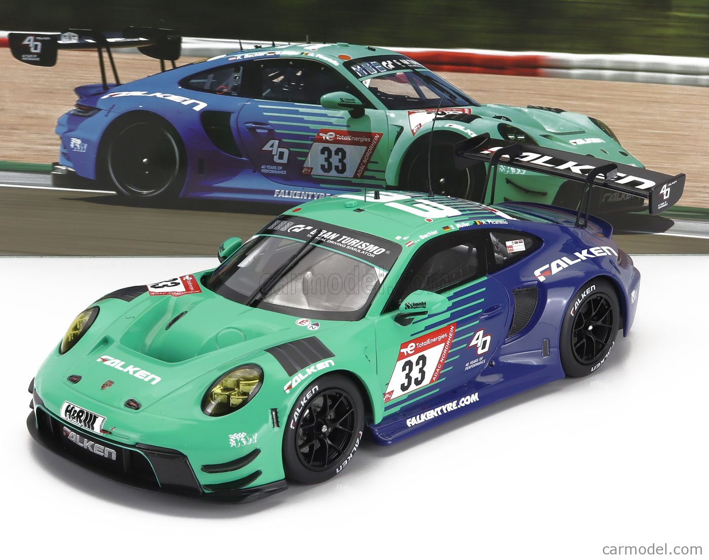 IXO-MODELS LEGT18-23037A Scale 1/18 | PORSCHE 911 992 GT3 R TEAM FALKEN ...