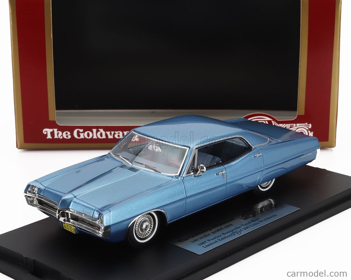 GOLDVARG GC059A Masstab: 1/43 | PONTIAC BONNEVILLE 1967 TYROL BLUE