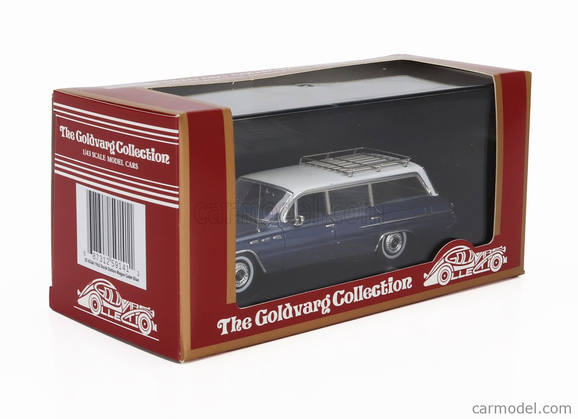 GOLDVARG GC056A Scale 1/43 | BUICK SW STATION WAGON 1962 CADET BLUE WHITE