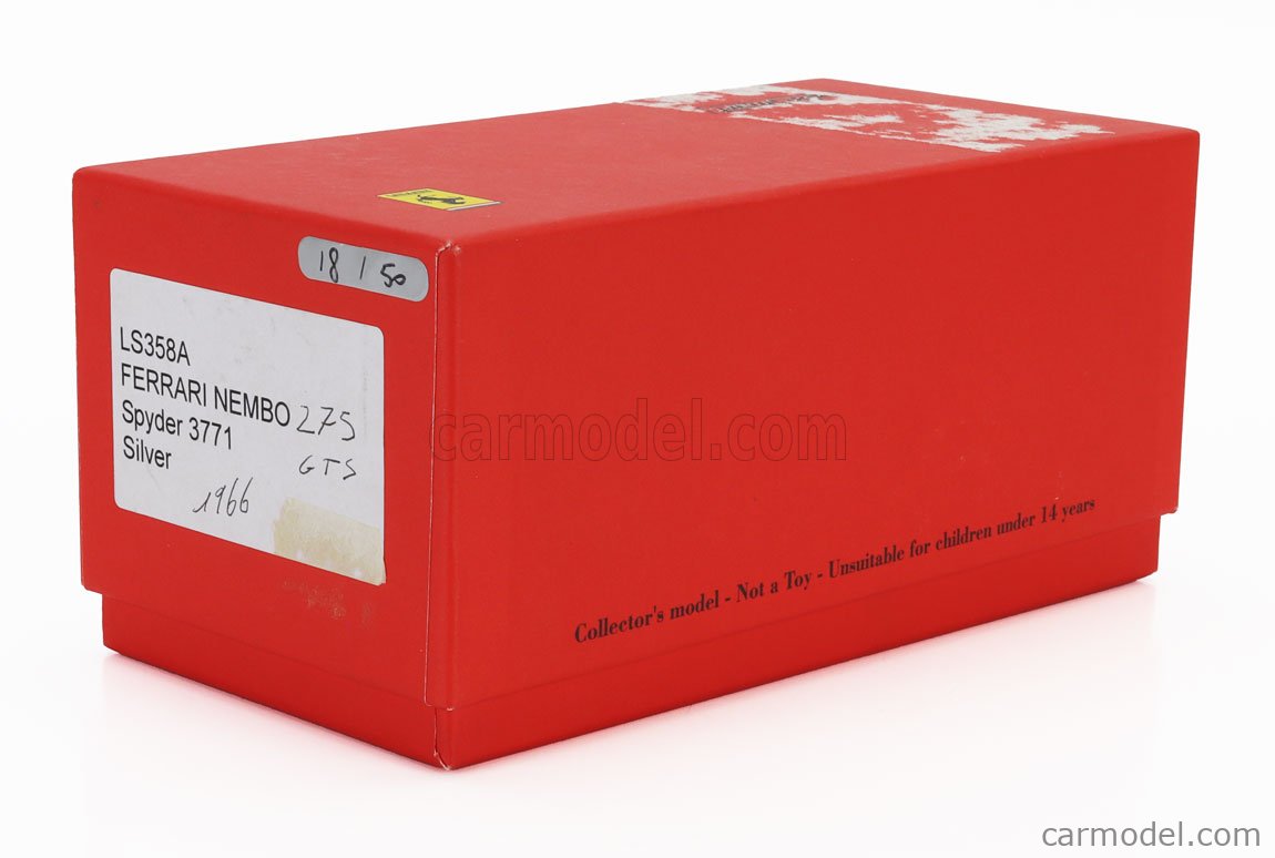 LOOKSMART LS358A Scale 1/43 | FERRARI DEFECT CARD BOX - 275 GTS NEMBO ...