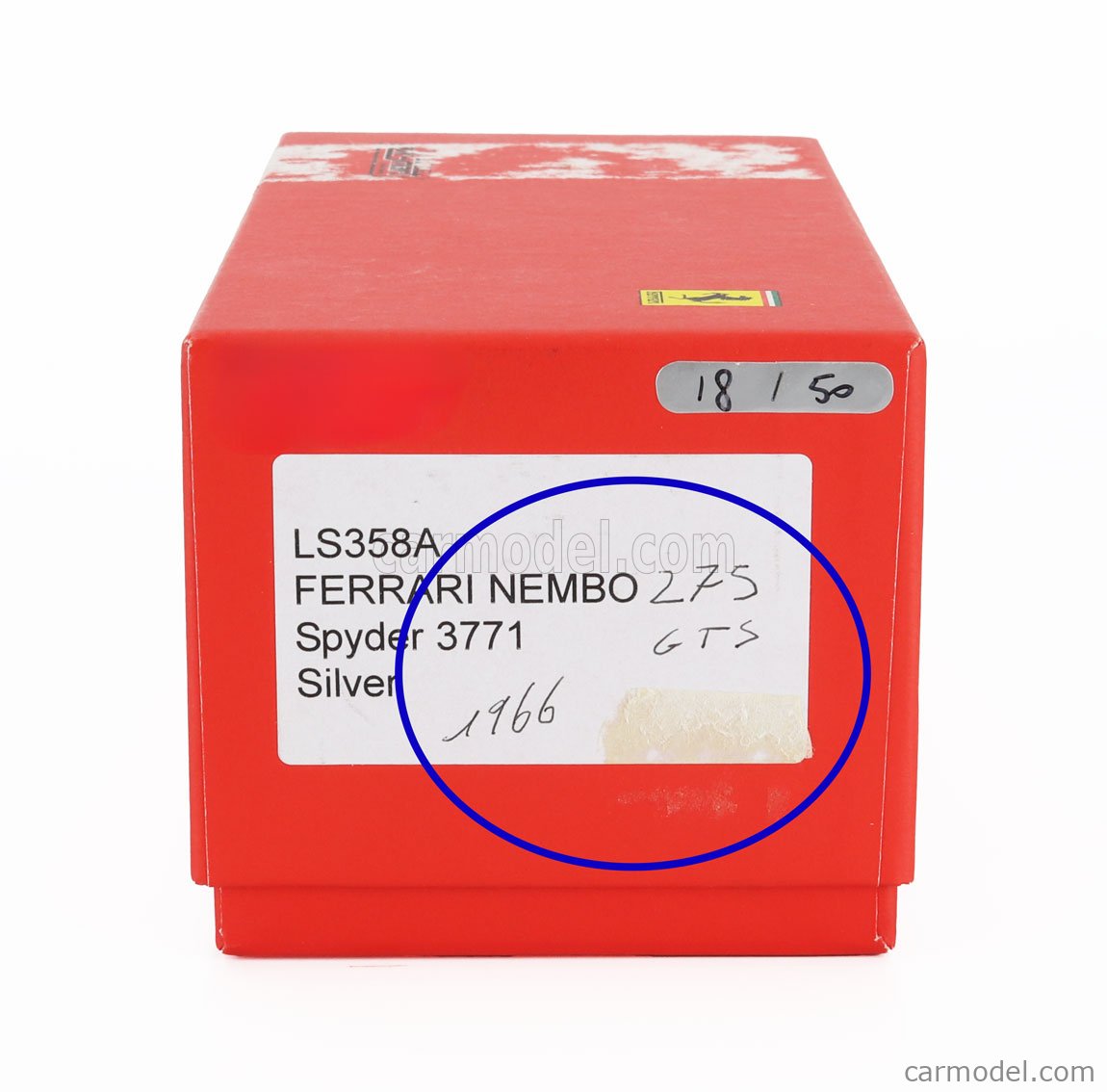 LOOKSMART LS358A Scale 1/43 | FERRARI DEFECT CARD BOX - 275 GTS NEMBO ...