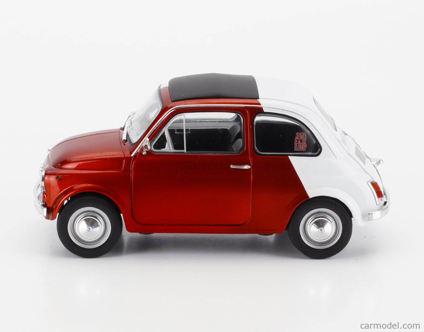 SOLIDO 1801409 Scale 1/18 | FIAT 500 ITALIAN LIVERY TRIBUTE 1965 RED ...