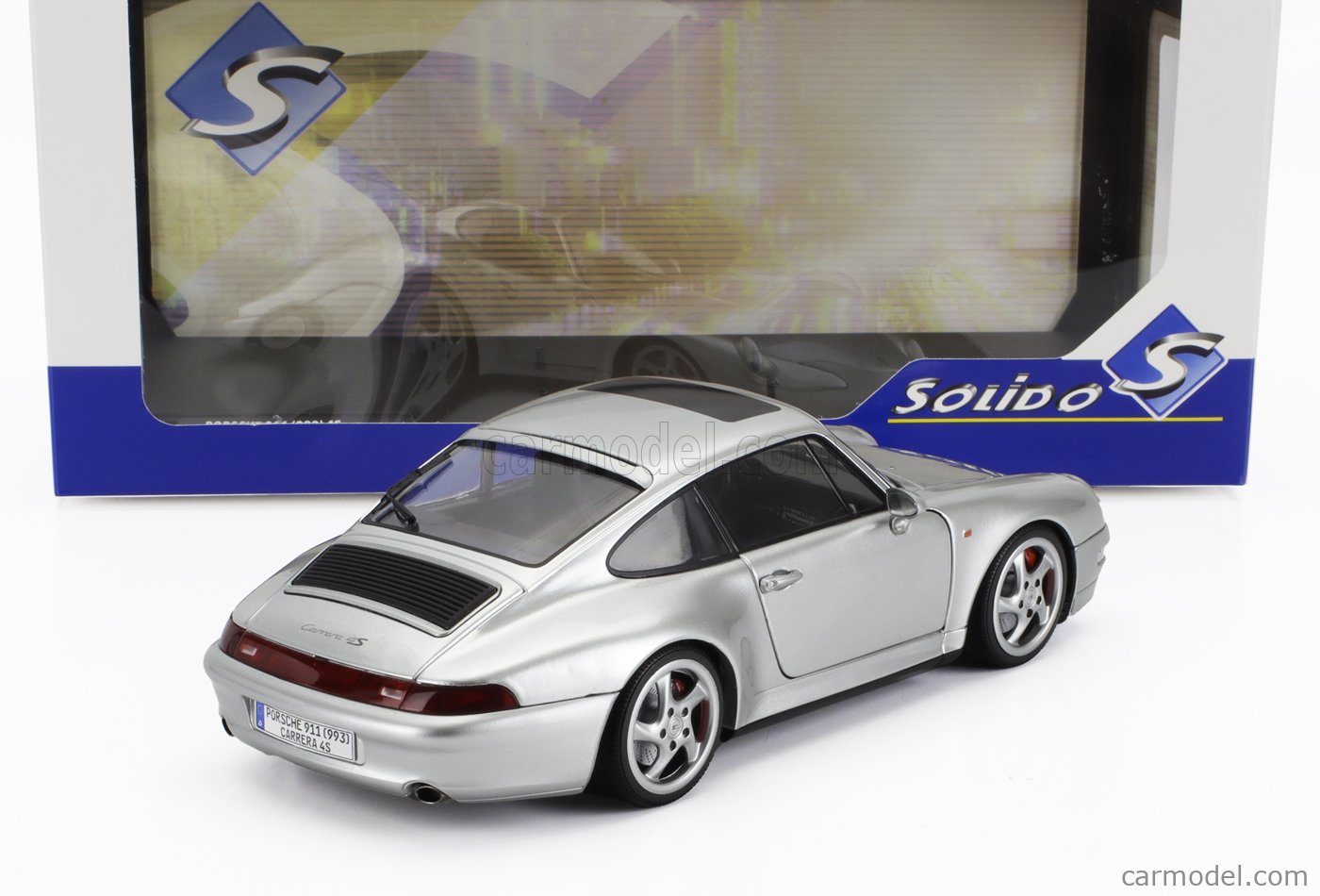 SOLIDO 1810103 Scale 1/18 | PORSCHE 911 993 4S COUPE 1996 SILVER