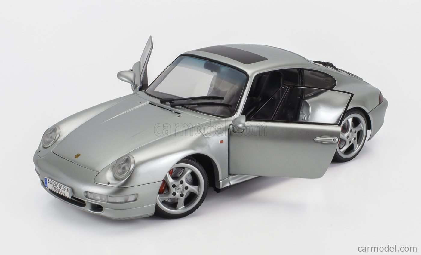 SOLIDO 1810103 Escala 1/18 | PORSCHE 911 993 4S COUPE 1996 SILVER