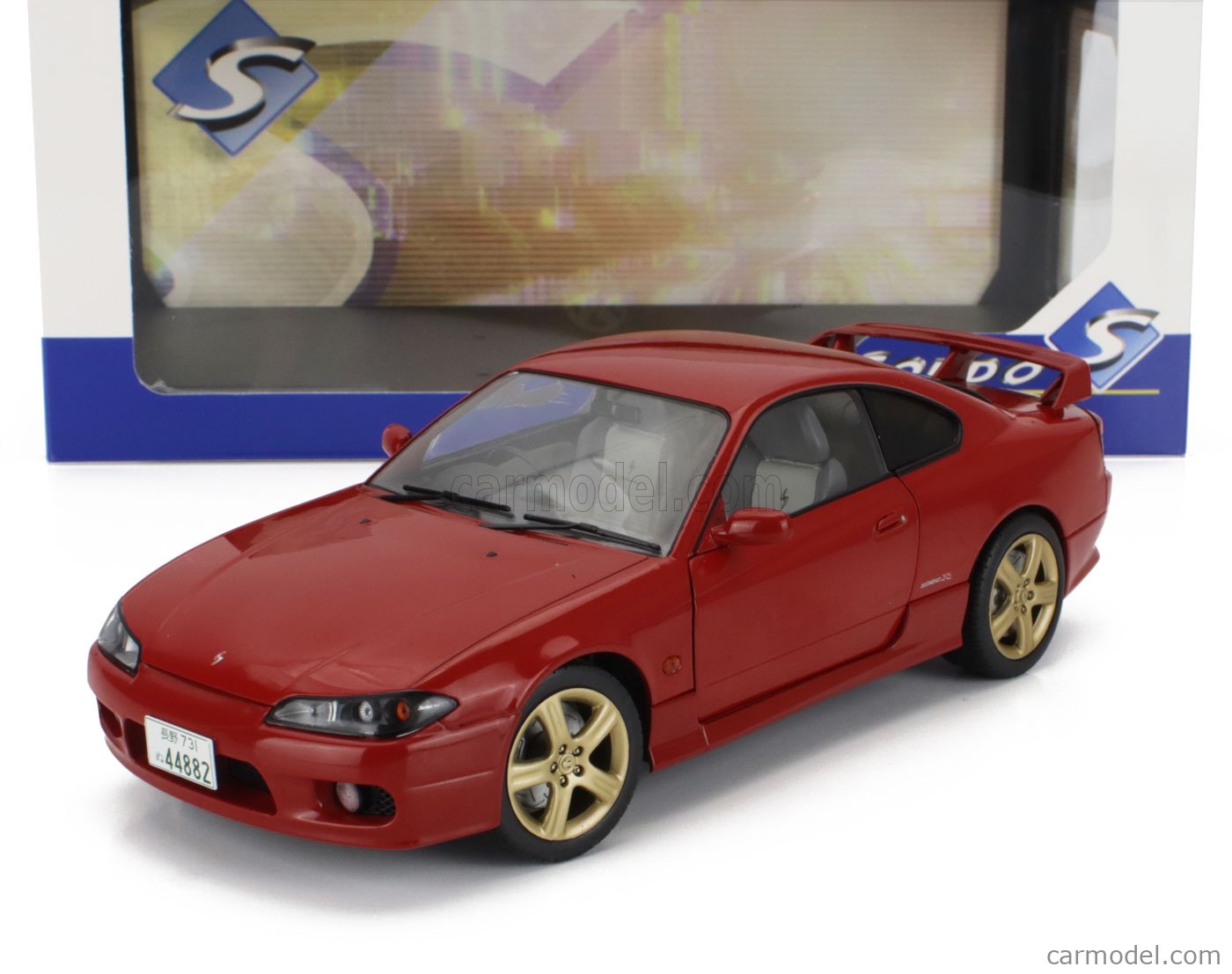 SOLIDO 1812202 Scala 1/18 | NISSAN SILVIA (S15) COUPE SPEC-R AERO 1999 RED