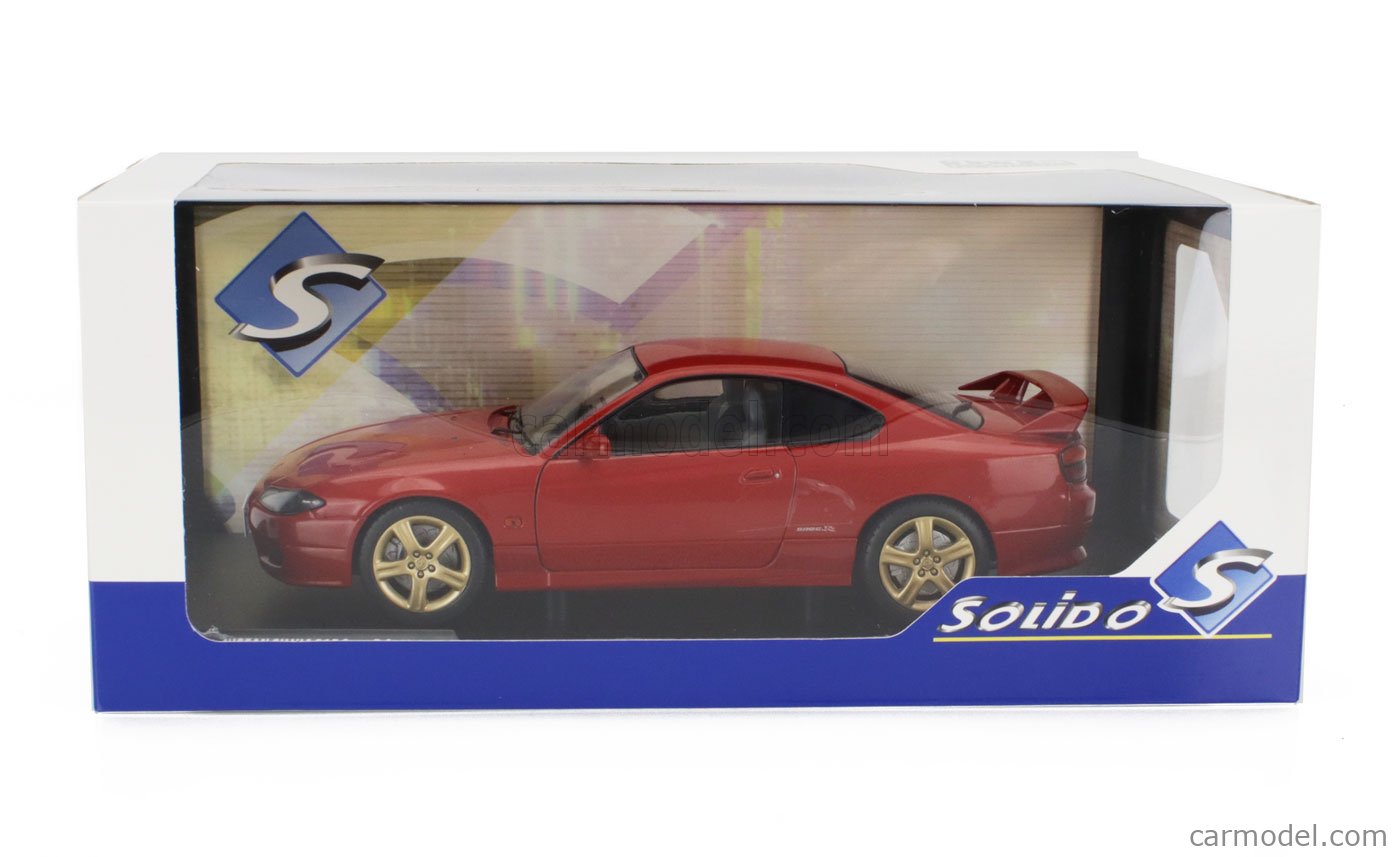 SOLIDO 1812202 Scala 1/18 | NISSAN SILVIA (S15) COUPE SPEC-R AERO 1999 RED