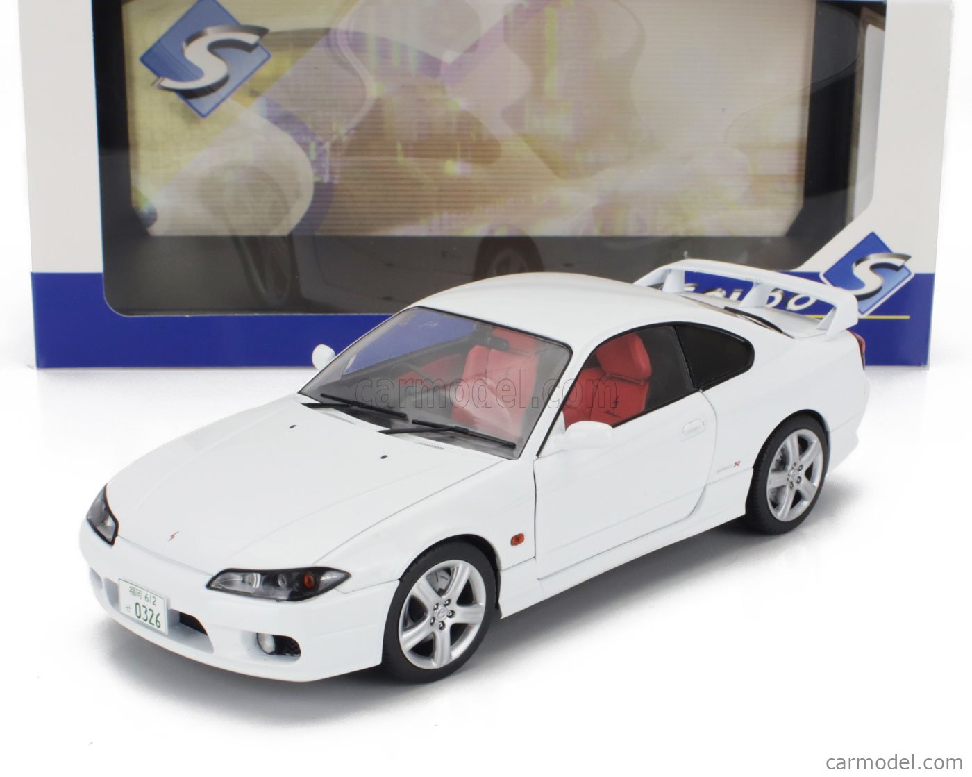 SOLIDO 1812201 Scale 1/18 | NISSAN SILVIA (S15) COUPE SPEC-R AERO 1999 WHITE