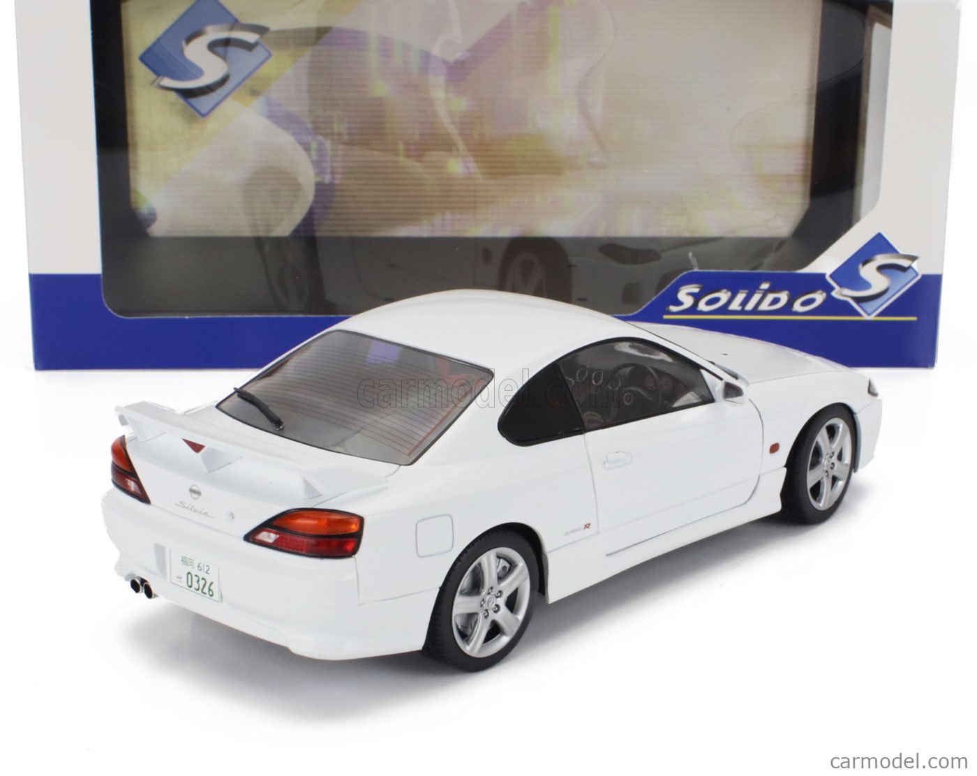 SOLIDO 1812201 Scale 1/18 | NISSAN SILVIA (S15) COUPE SPEC-R AERO 1999 WHITE
