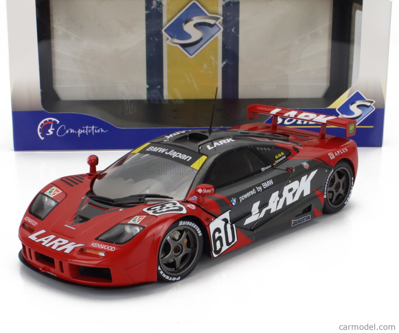 SOLIDO 1804110 Scala 1/18 | McLAREN F-1 GTR 6.1L V12 TEAM LARK N 60 JGTC SEASON 1996 RALF ...