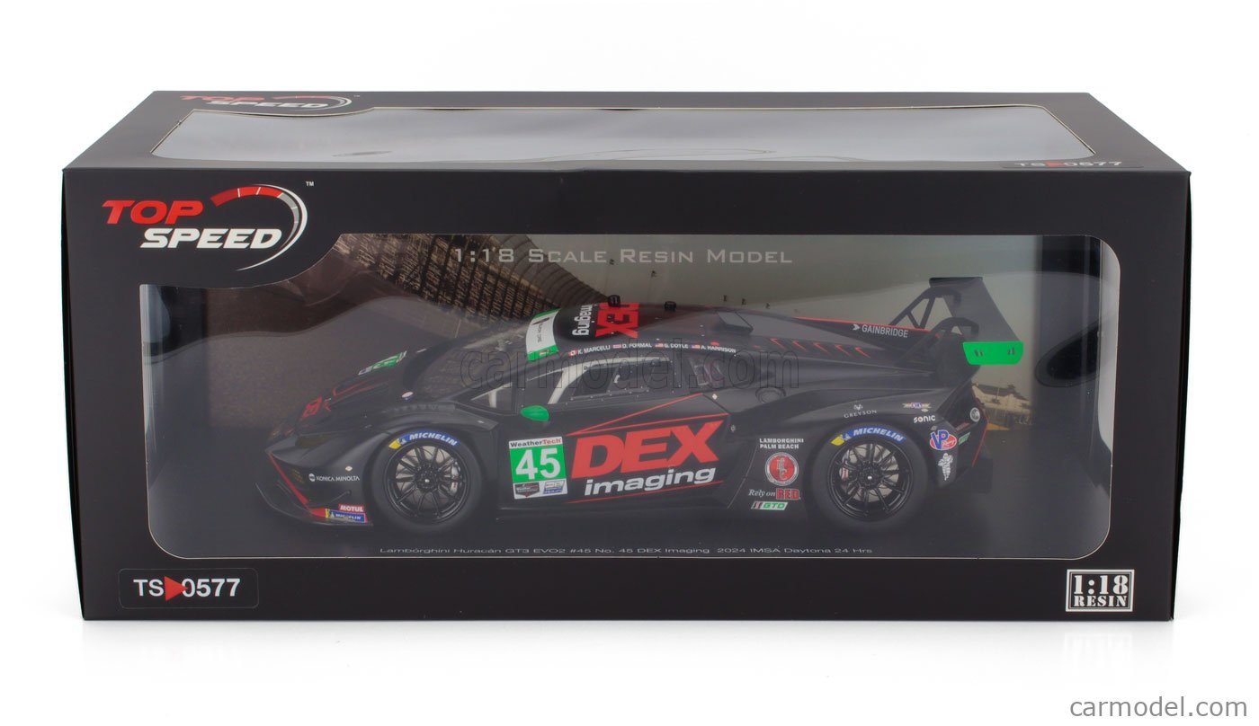 TRUESCALE TS0577 Scale 1/18 | LAMBORGHINI HURACAN GT3 EVO2 TEAM WAYNE ...