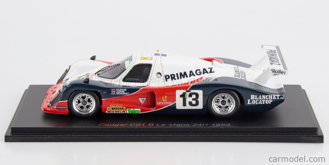 SPARK-MODEL S9500 Echelle 1/43 | COUGAR C01B 3.3L V8 TEAM COURAGE COMPETITION N 13 24h LE MANS ...