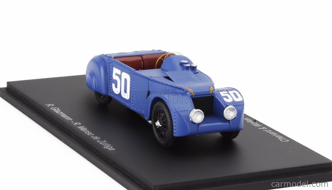 SPARK-MODEL S8102 Scale 1/43 | CHENARD & WALCKER Z1 SPIDER 1095cc S4 ...