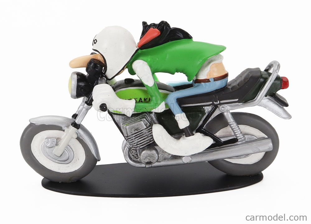 EDICOLA AIGBT036 Scale 1/18 | KAWASAKI 750 H2 JEAN RAOUL DUCABLE - MOTORCYCLE BLACK SILVER