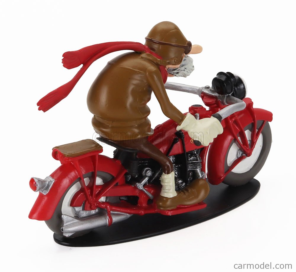 EDICOLA AIGBT015 Scale 1/18 | INDIAN 600 SV ALPHONSE VELU - MOTORCYCLE RED